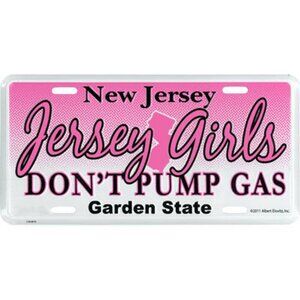 Wall Decor | Jersey Girls Dont Pump Gas License Plate | Poshmark